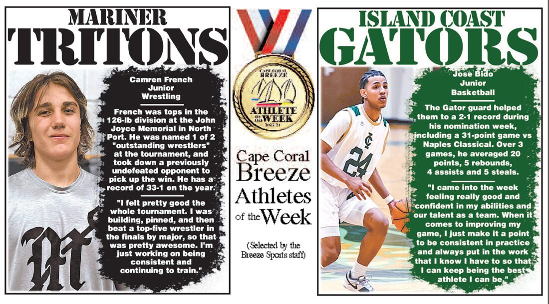 Athletes of the Week | Jan. 26 - Pineisland Eagle